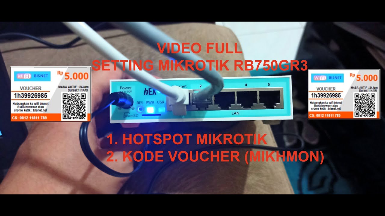 Cara Setting Mikrotik Dari Awal Untuk Hostpot Voucher Dan Tutorial