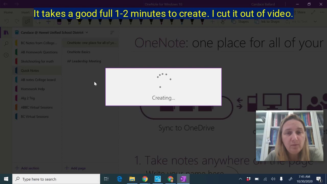 Microsoft OneNote for handwriting notes - YouTube
