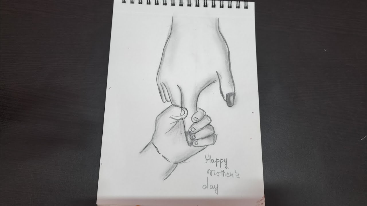 Mother's Day special drawing 💕 Full tutorial 😍 | ArtisticAanya ...