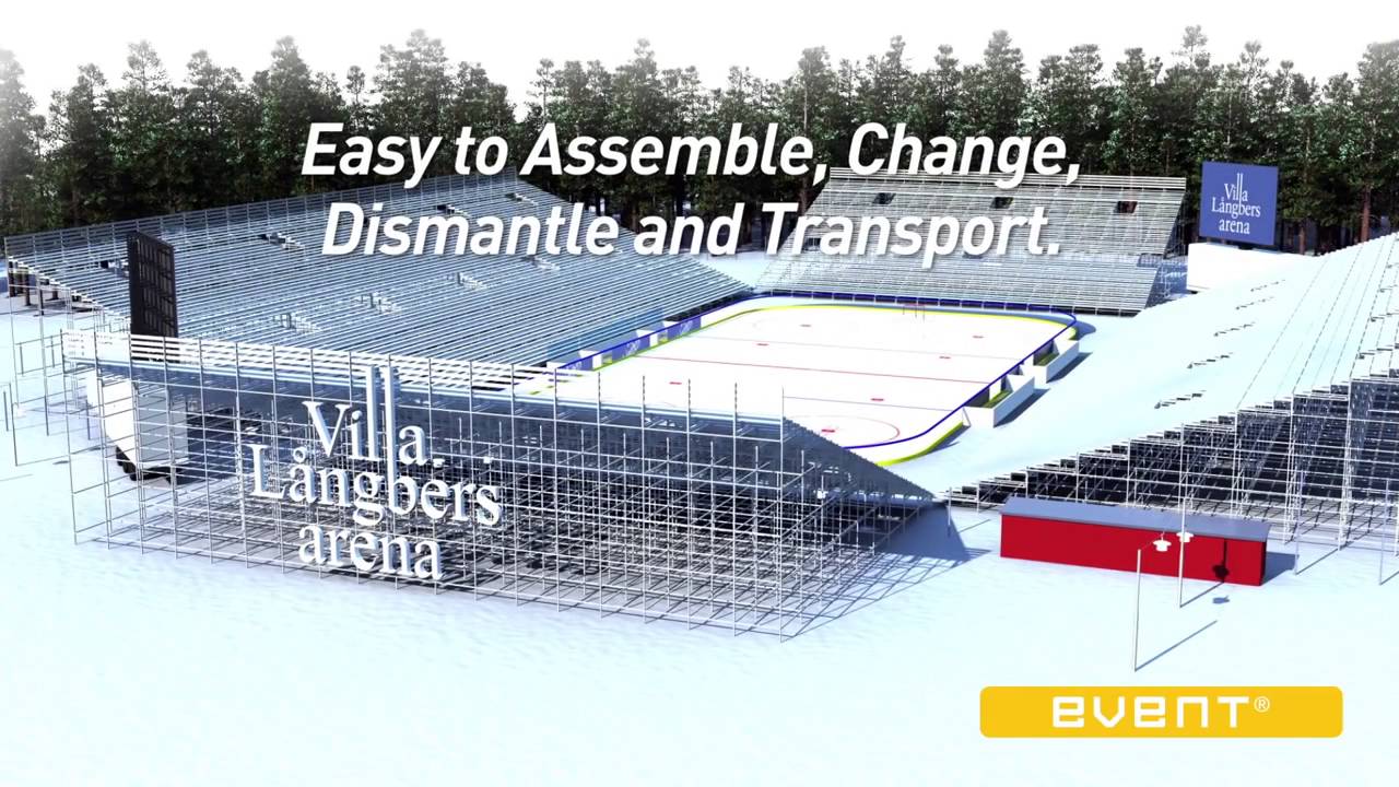 Temporary Stadium - Grandstands - YouTube
