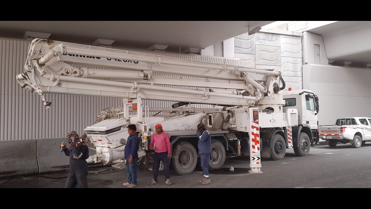 CONCRETE PUMP REPAIR REPLACE NEW PRESSURIZED WATER PUMP - YouTube
