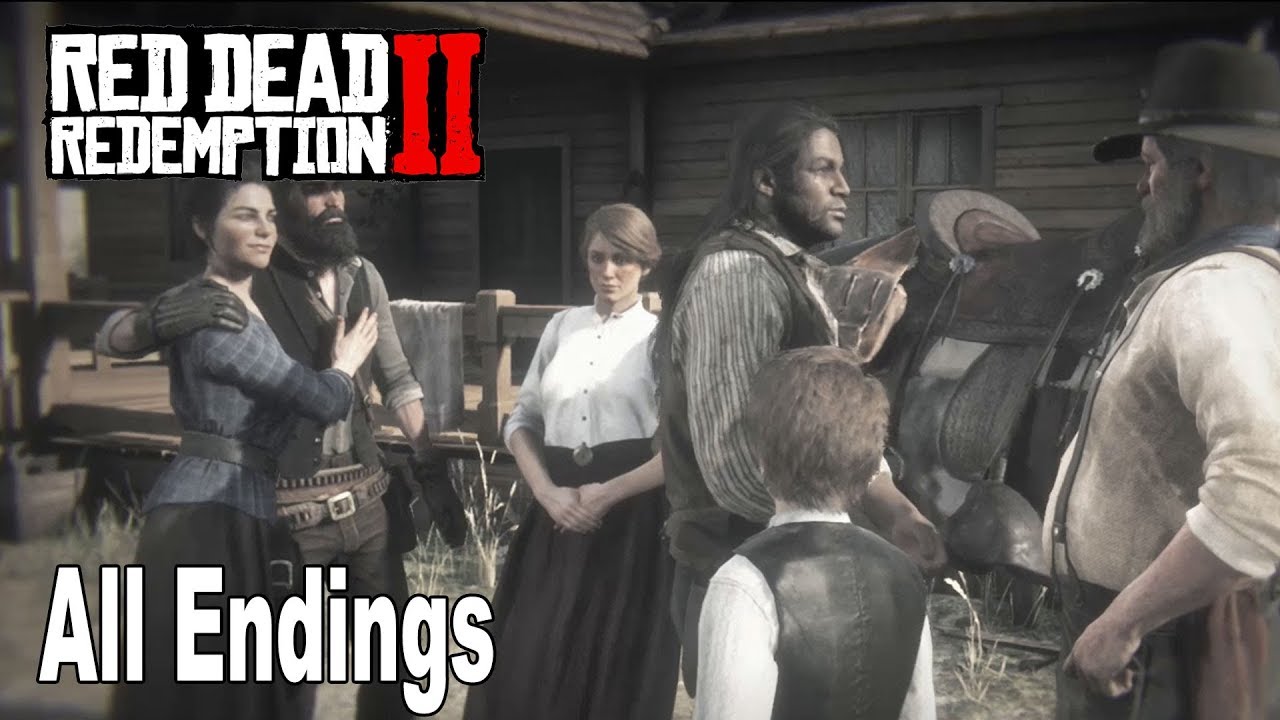 Red Dead Redemption 2 - All Endings and Credits (Good/Bad/Epilogue) [HD ...