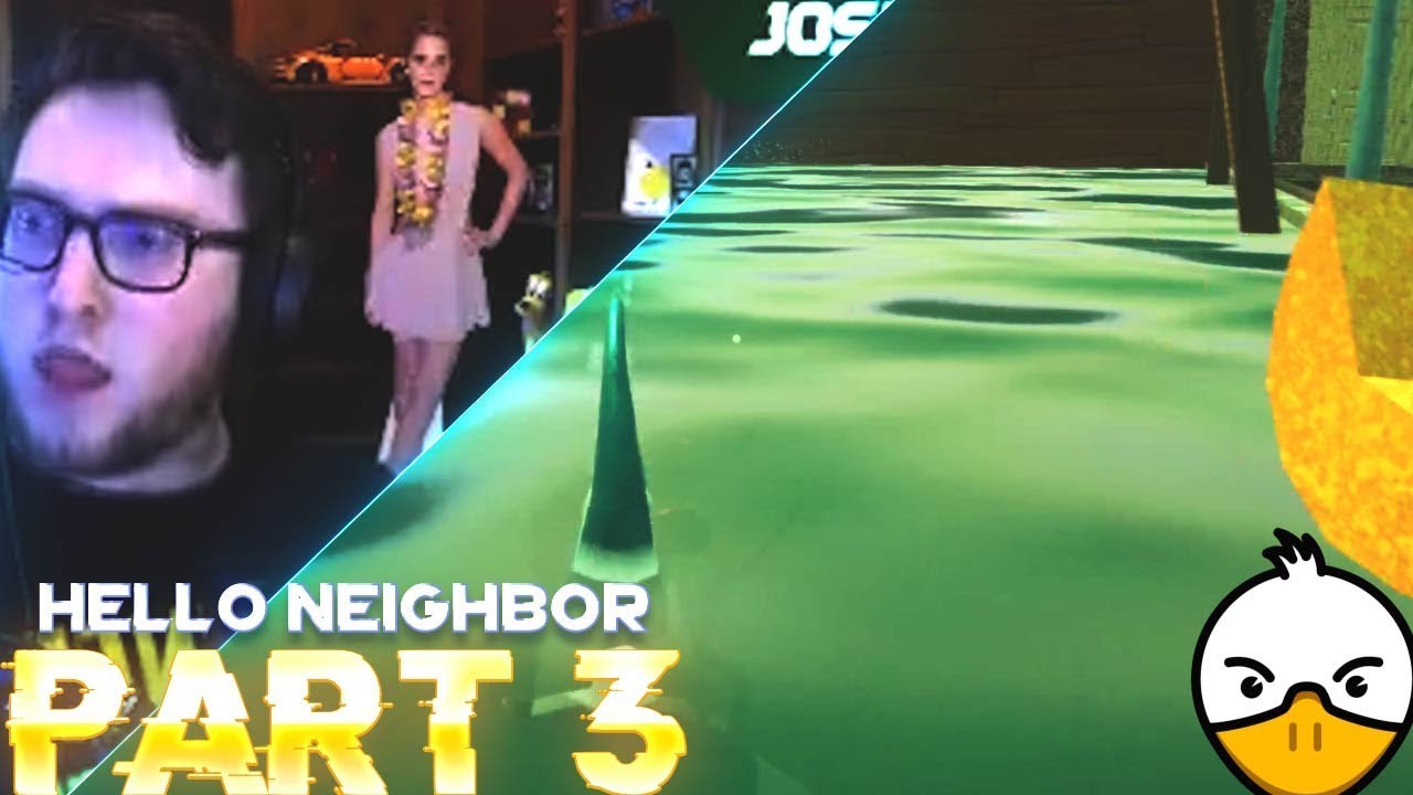 THERE'S SHARKS IN THIS GAME? - HELLO NEIGHBOR #3 - YouTube