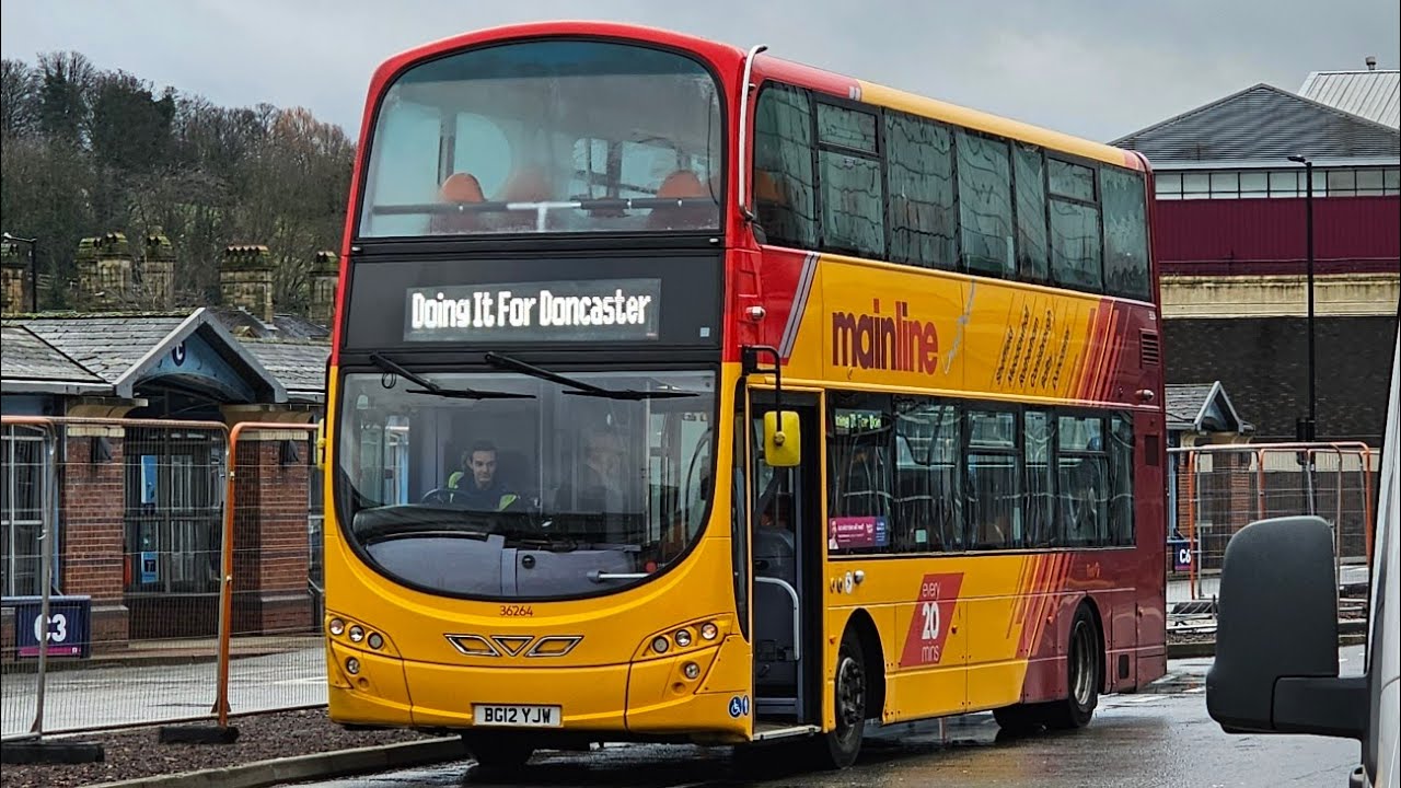 First Bus Doncaster 36264 At Sheffield With Doing It For Doncaster ...