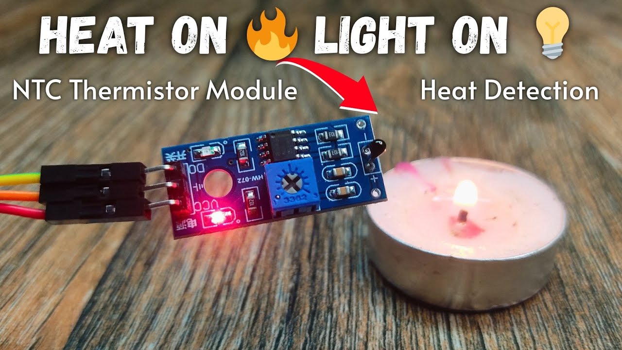3 Pin NTC Thermistor Module | Heat Detection with LED - YouTube