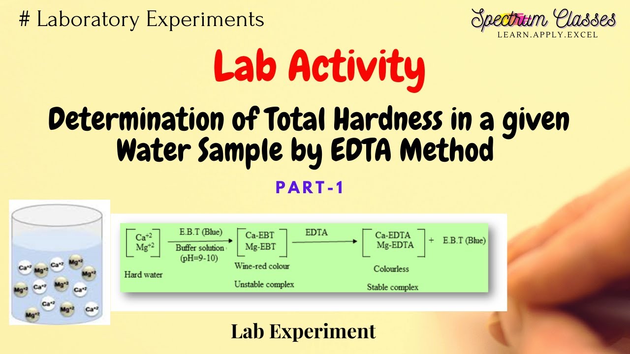 EDTA experiment| Complexometric experiment| Lab activity (part 1) - YouTube