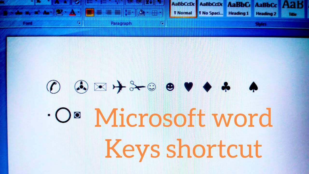 Microsoft word shortcut keys And ( কেমন করে মাইক্রোসফট ওয়ার্ডে আনতে ...