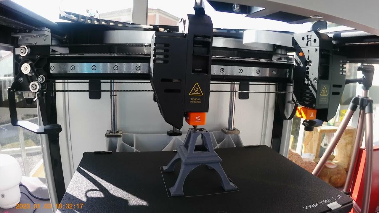 Snapmaker J1 - Eiffel Tower 3d print Prusa Slicer - YouTube