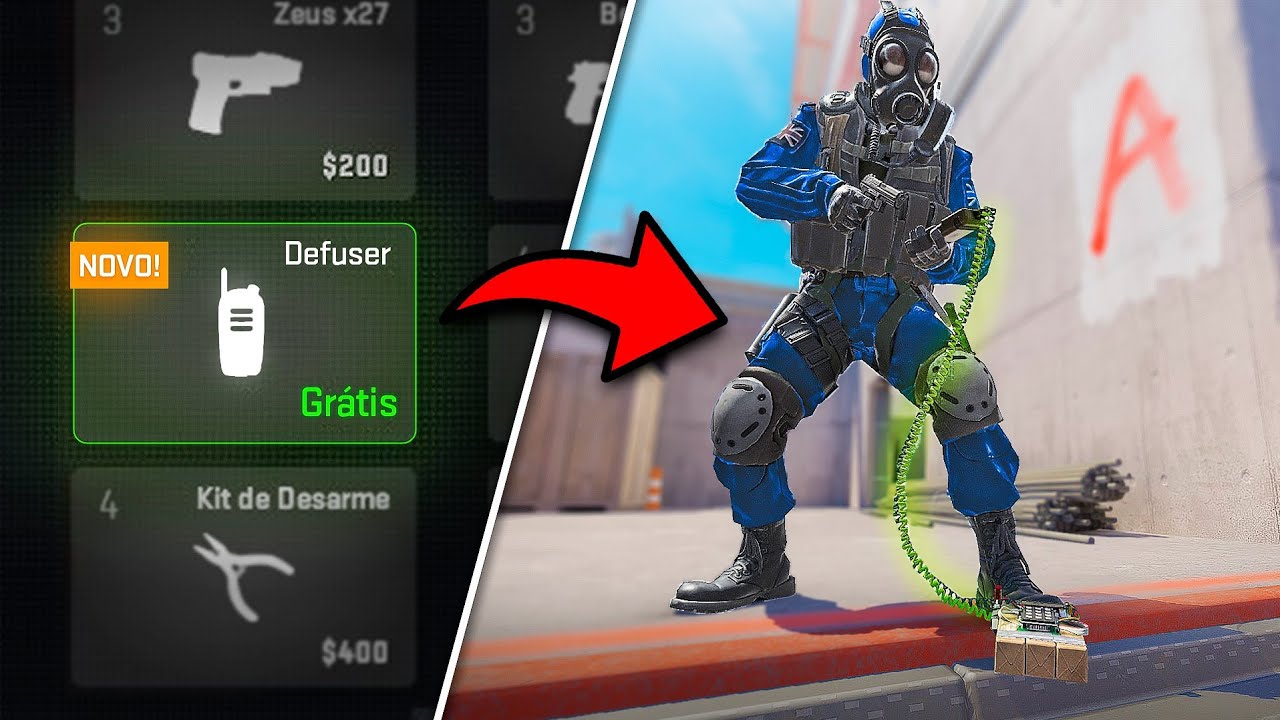 sim, NOVO DEFUSE KIT GRÁTIS já está disponível no CS2 (vai mudar o meta ...