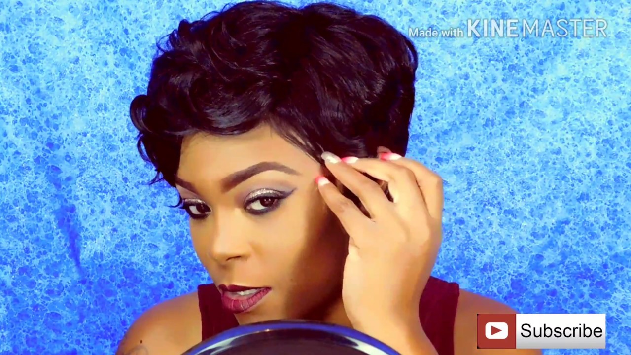 summer sexy short hair wig review Keyshia - YouTube
