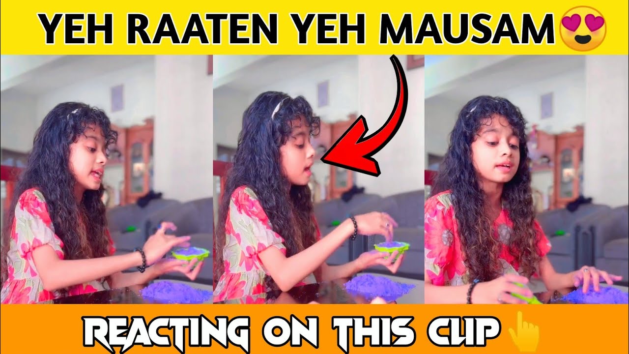 Reacting on miah mehak " Ye kya baat hai aaj ki chandani me"😍|Yeh ...