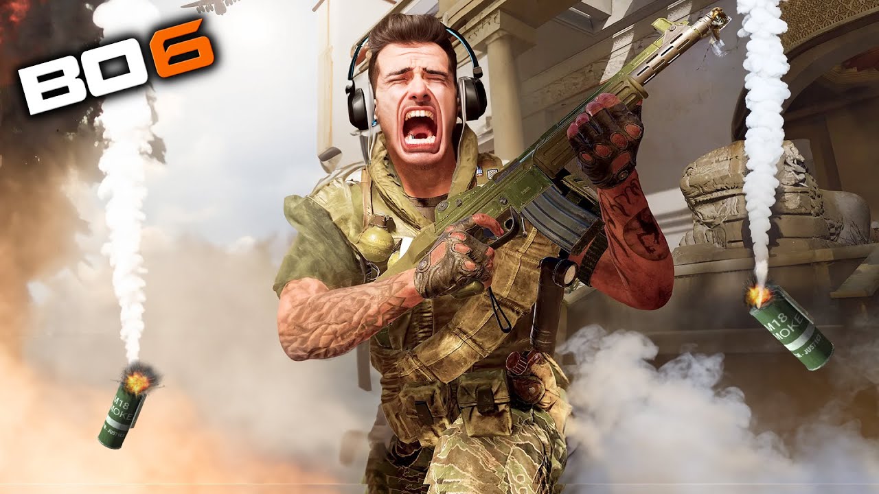 RAGING Black Ops 6 SWEATS TROLLED with ENDLESS SMOKES!! - YouTube