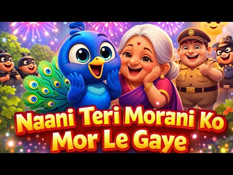 Naani Teri Morani Ko Mor Le Gaye 🦚 | Hindi Kids Rhyme | Nursery Song ...