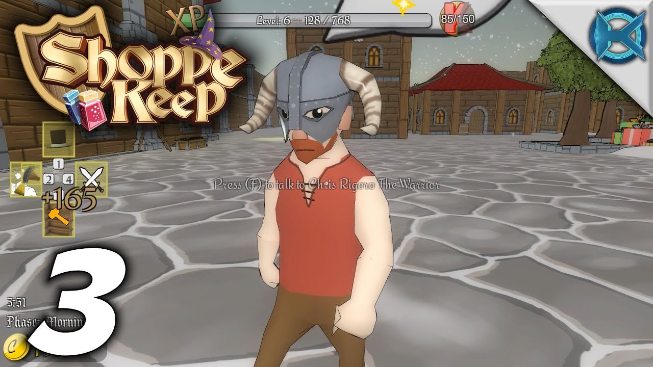Shoppe Keep -Ep. 3- "Tier 1 Warrior Items" -Gameplay / Let's Play- (S1 ...