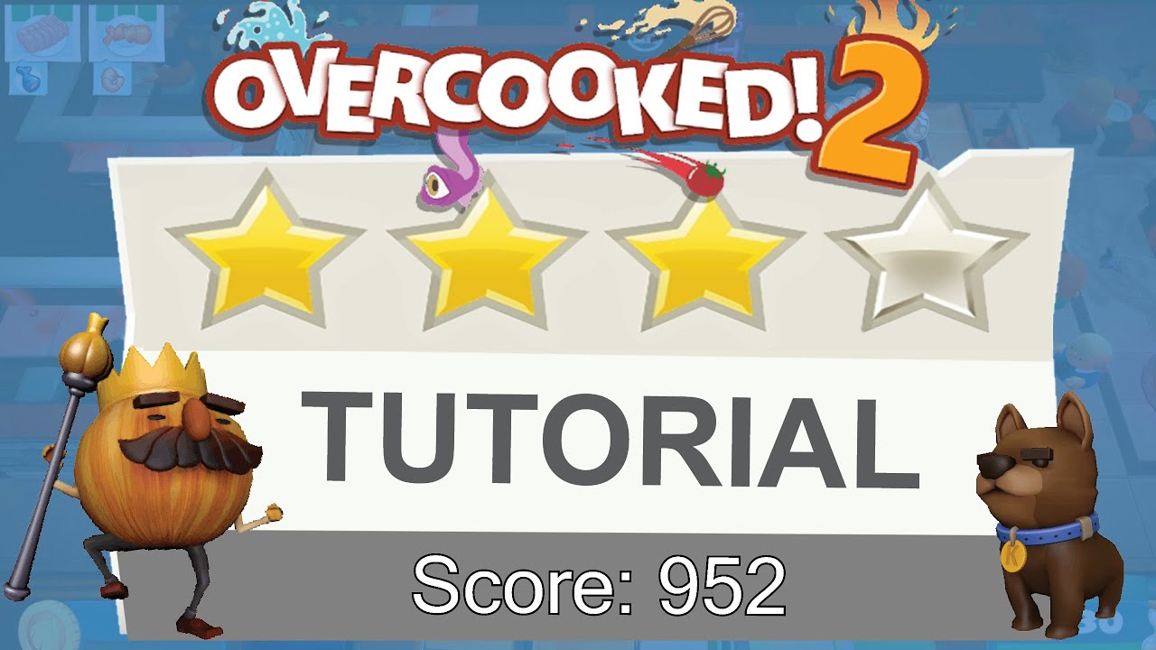 Tutorial Level | 4 Stars ⭐ | Overcooked 2 | Co-op Guide - YouTube