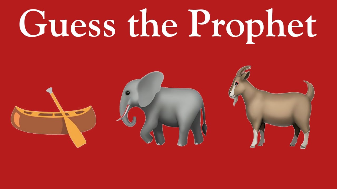 Guess the Prophets by Emoji |English - part 2|ISLAMICQUIZZ - YouTube