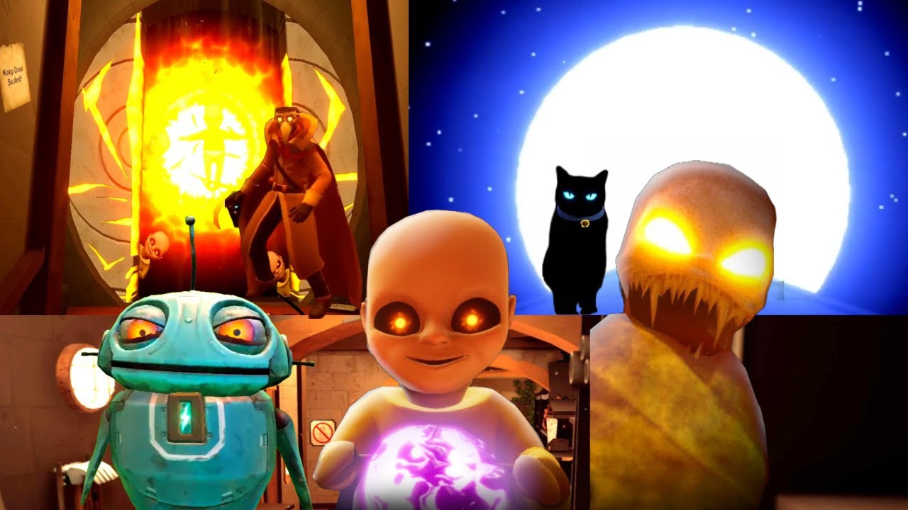 Ending of Baby in Yellow Horror Game - YouTube