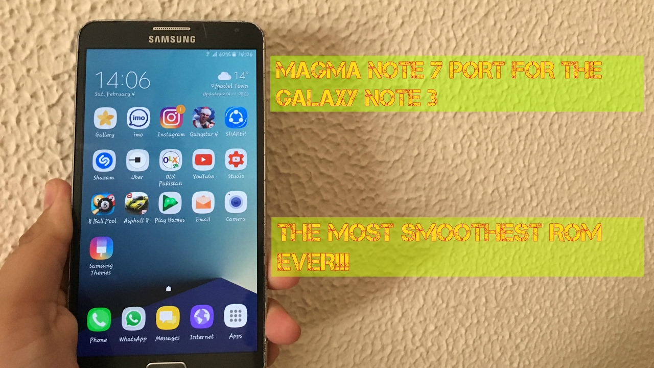 The most smooth Rom ever!! Convert your Galaxy Note 3 into a Note 7 ...