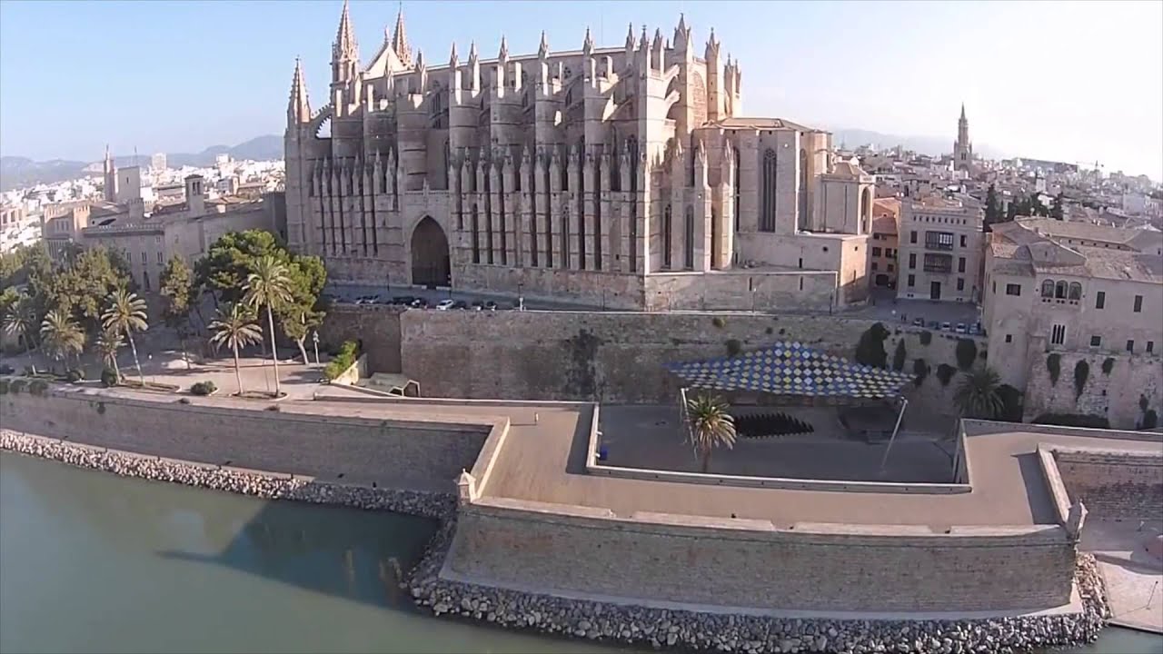 Palma Cathedral - Mallorca Drone - YouTube