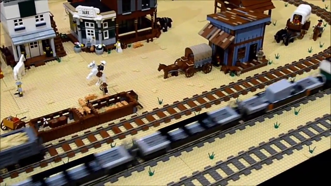 LONE RANGER LEGO Trains to William Tell Overture - YouTube