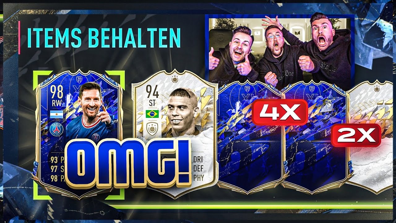 Wir haben MESSI TOTY + 94 ICON R9 gezogen 😱🔥Das BESTE PACK OPENING der ...