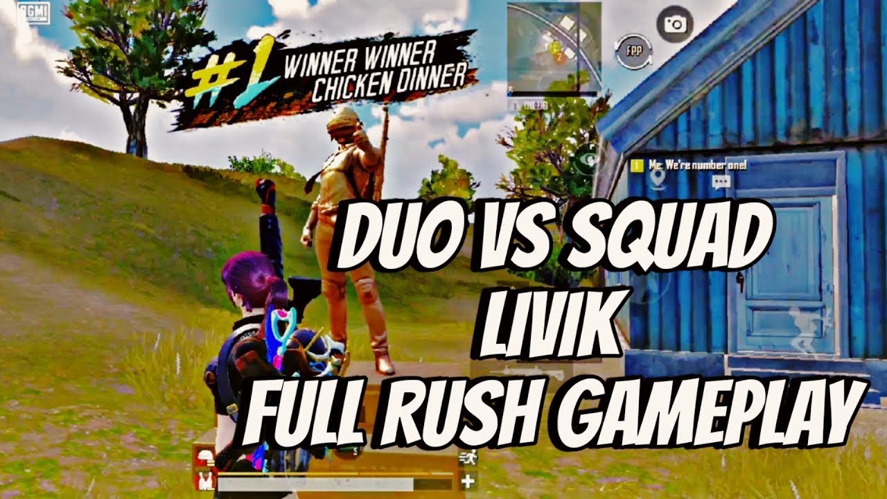 DUE VS SQUAD 😱 LIVIK FULL RUSH GAMEPLAY EVERYDAY - YouTube