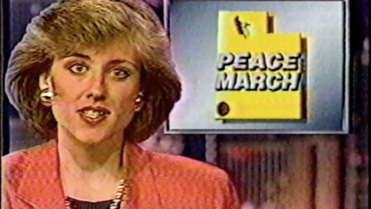 The Great Peace March arrives in St. George, Utah, April 22-23, 1986 ...