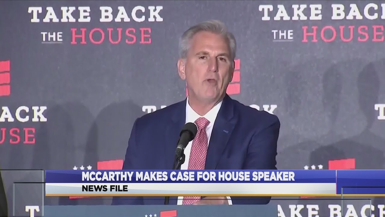 McCarthy Makes Case For House Speaker - YouTube