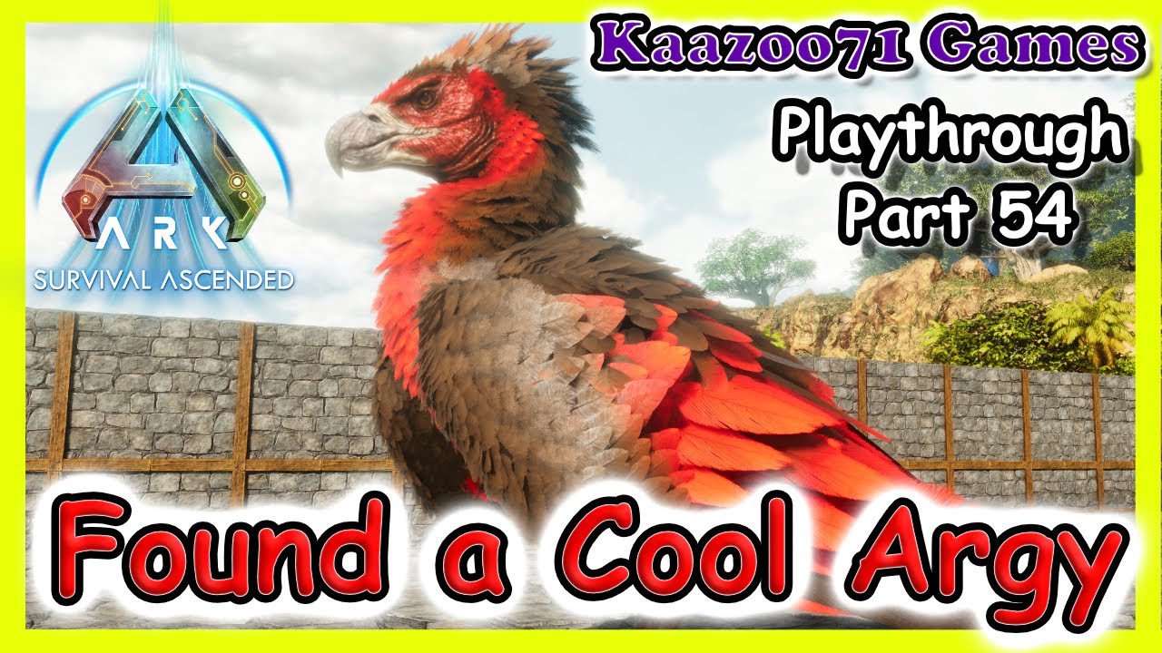 Cool Argy Ark Survival Ascended 💥 EP 54 - YouTube