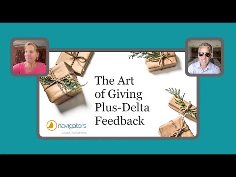 The Art of Giving Plus-Delta Feedback - YouTube