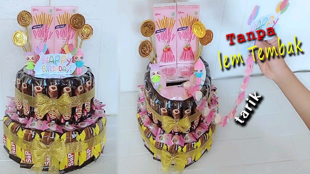 Tart Snack Tarik - Tanpa Lem Tembak - YouTube