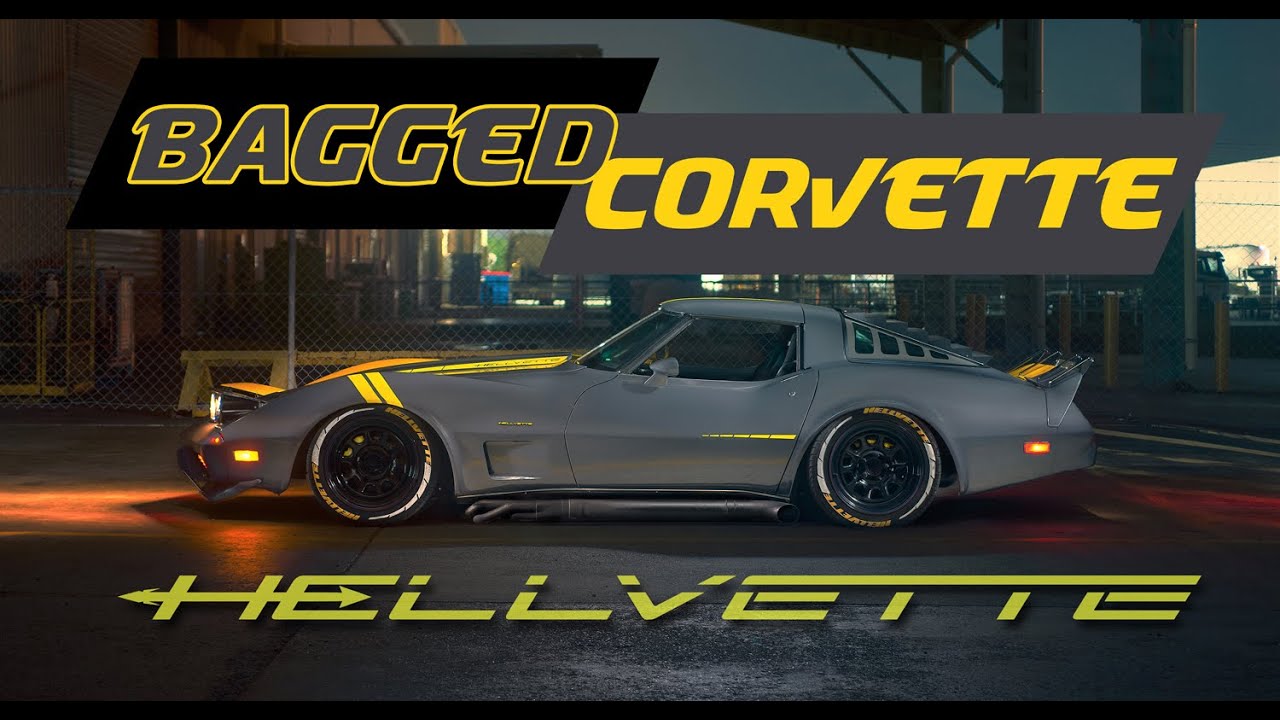 FIRST EVER Bagged Corvette in AUS! C3 with custom air bag suspension ...