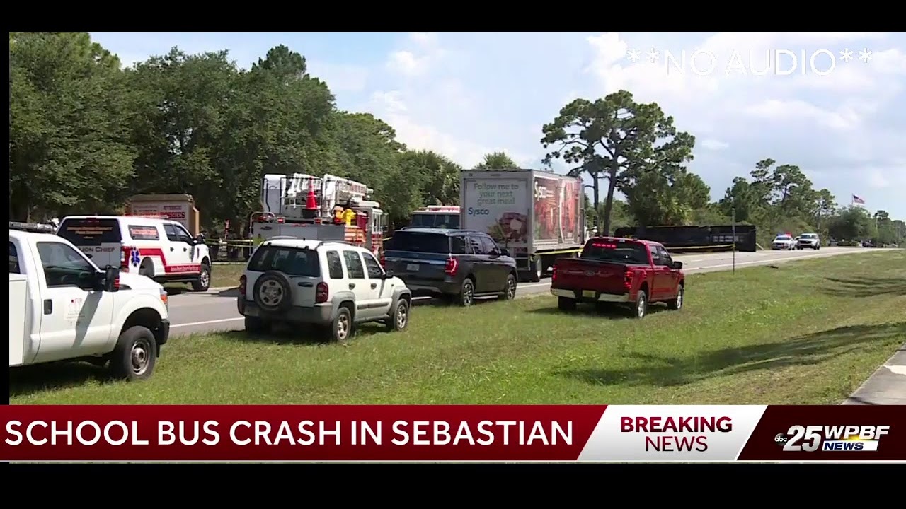 School bus crash in Sebastian - YouTube
