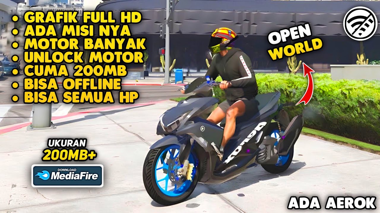ADA MOTOR AEROK 😱 Game Modifikasi Motor Drag Offline Grafik HD di ...