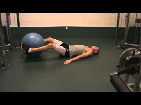 Medicine Ball Leg Raises - How to - YouTube