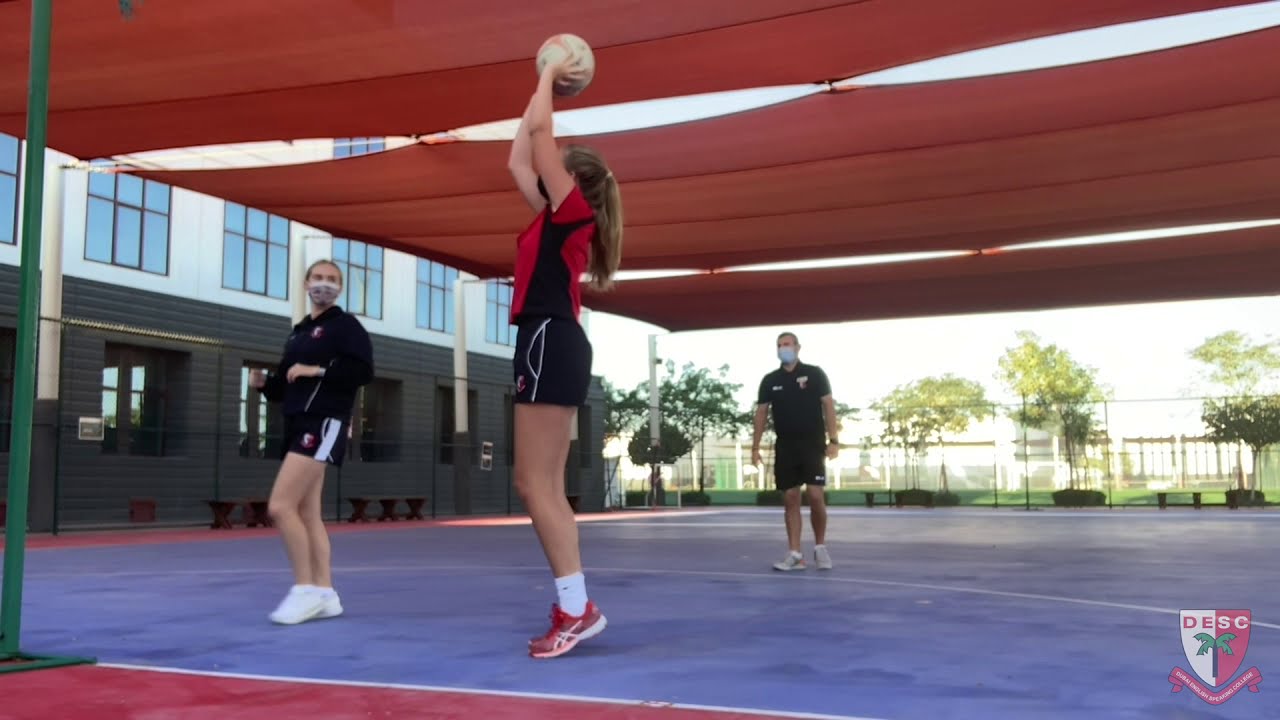 PE: Netball - Shooters holding in the circle - YouTube