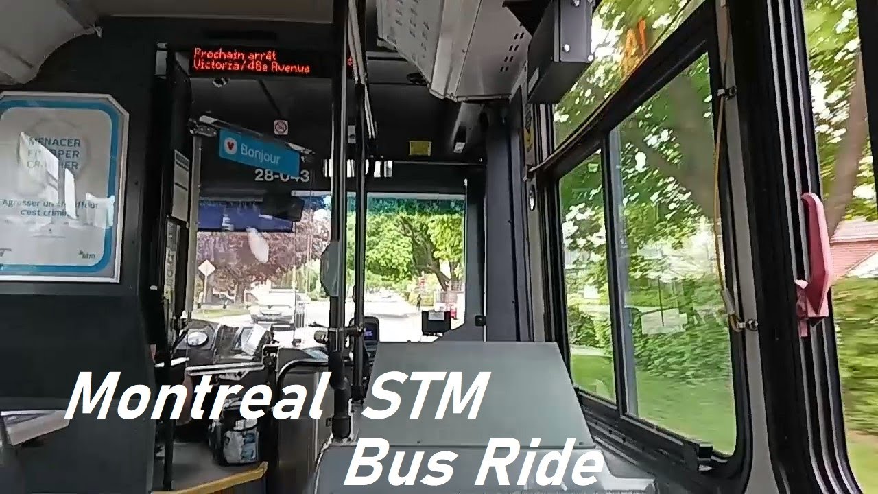 MONTREAL STM CITY BUS RIDE ON THE 196 LACHINE INDUSTRIAL ROUTE - YouTube