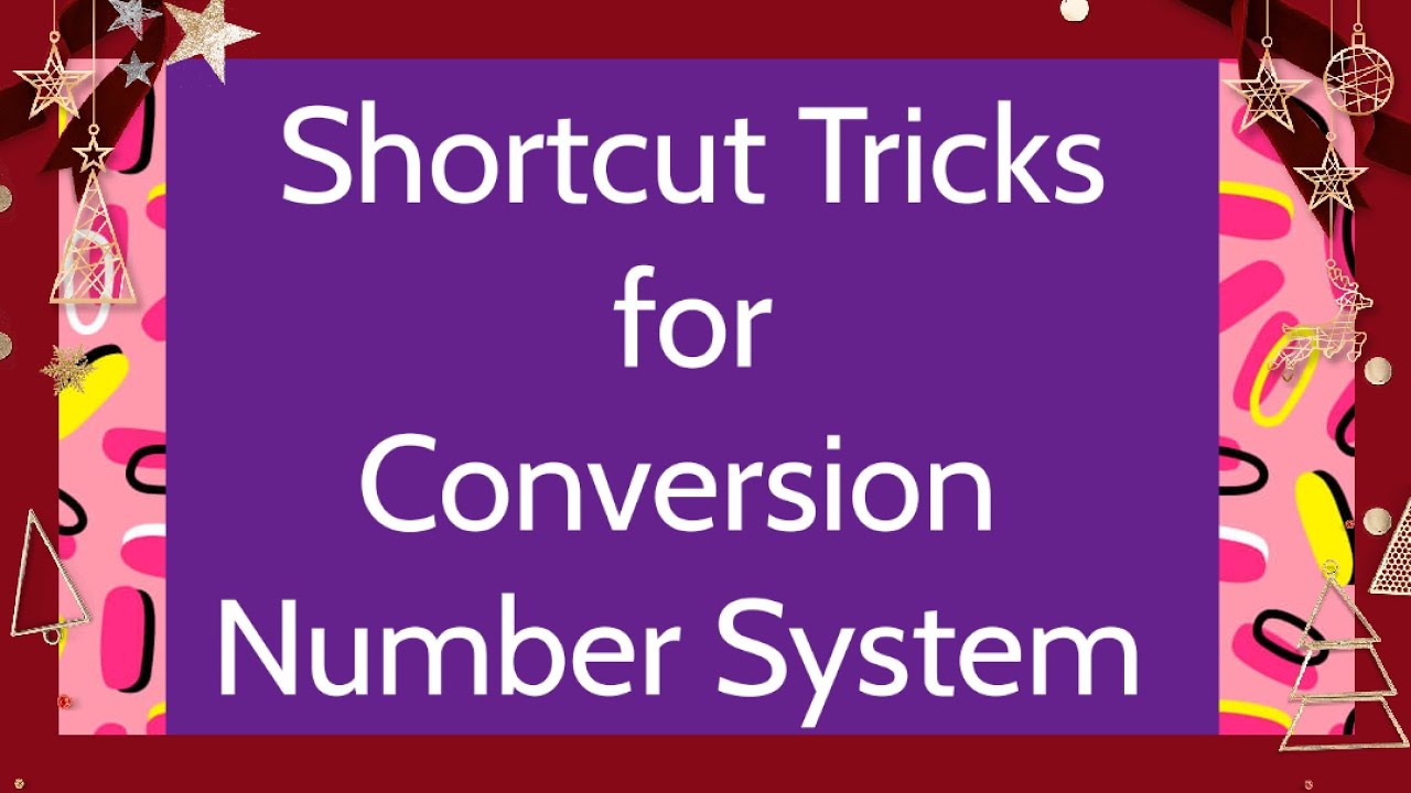 Shortcut Trick of Conversion In Number System - YouTube