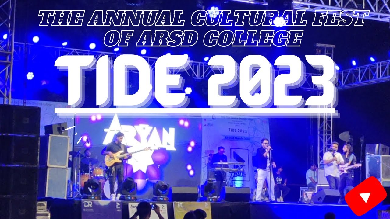 ARSD College Annual Cultural Fest ( Tide 2023 ) - YouTube