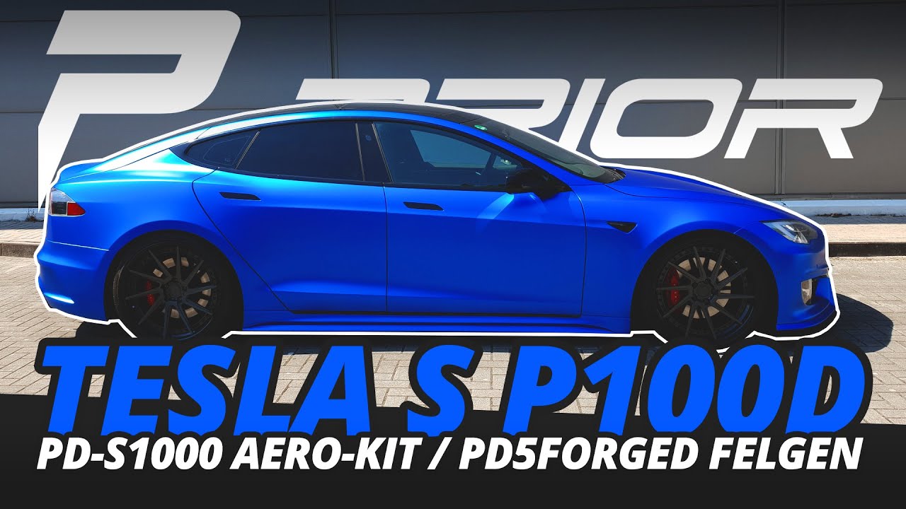 Tesla Model S | PD-S1000 Aerodynamic Kit | PD5Forged Wheels | PRIOR ...