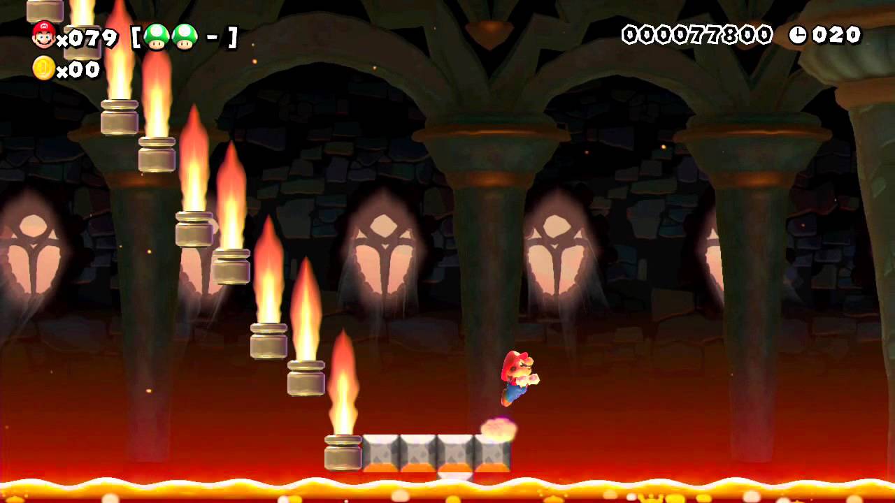 Super Mario Maker: Lava Jumping - YouTube