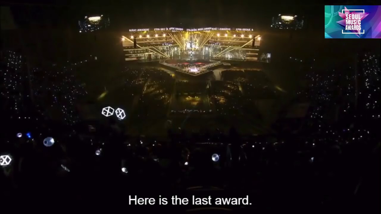 حفلة SMA لحظة فوز BTS بالديسانغ 2017 - YouTube