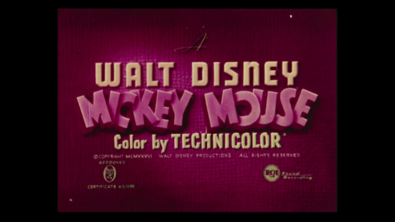 Mickey Mouse – Mickey’s Grand Opera (1936) – Buena Vista reissue titles ...