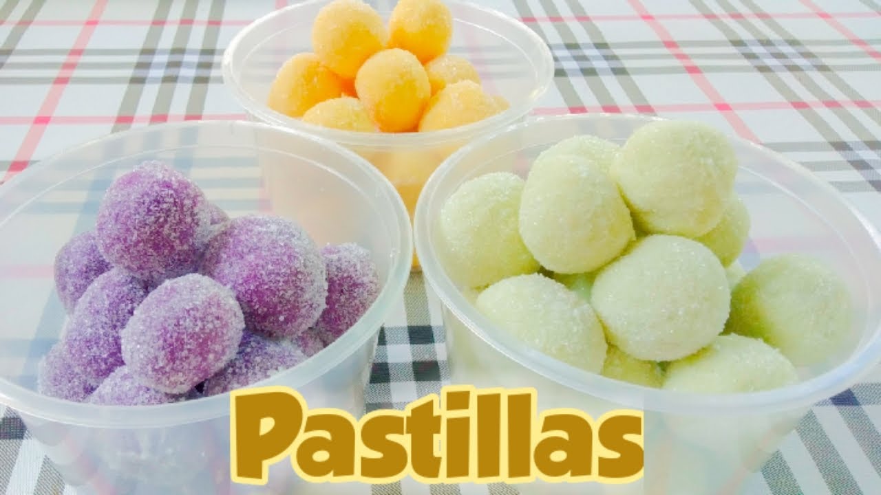 3 varieties of Pastillas using different flavors of condensed milk na ...