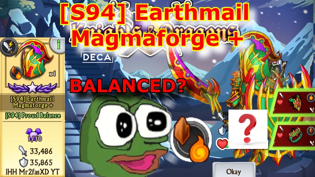 [S94] Earthmail Magmaforge + Enhancement! - Knights and Dragons - YouTube