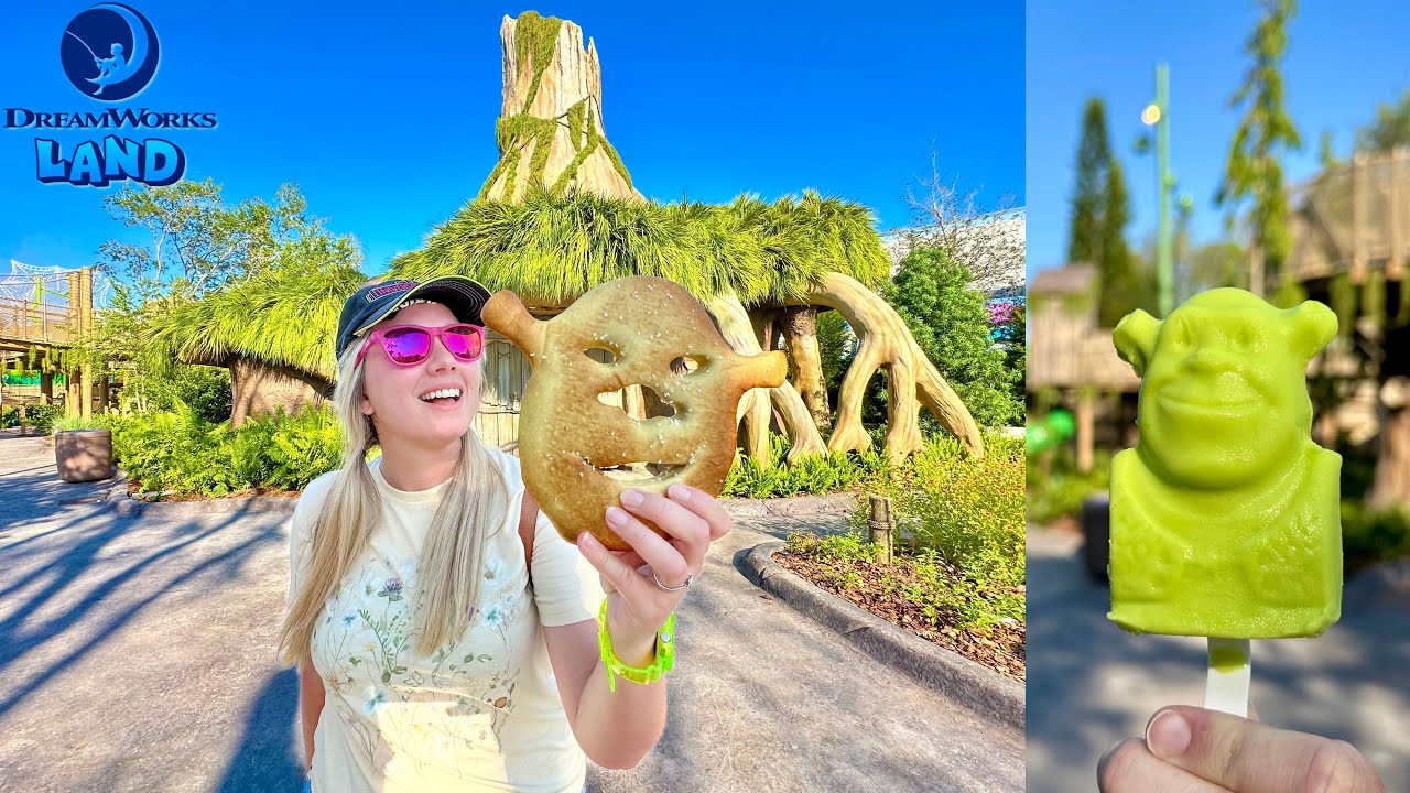FIRST LOOK Inside DreamWorks Land! BRAND NEW Food, Shows - Shrek, Kung ...