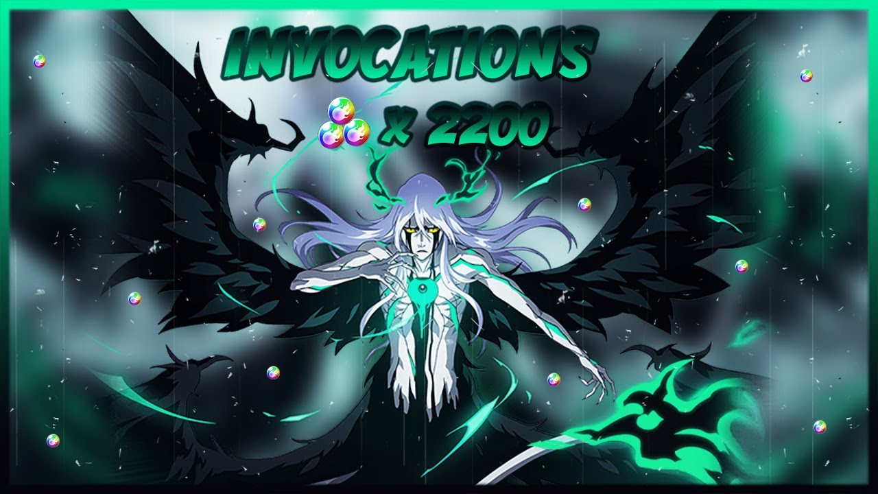 INVOCATIONS 2200 ORBES SUR LE PORTAIL TRIPLE ULQUIORA | JE LES VEUX TOUS | BLEACH BRAVE SOULS ...