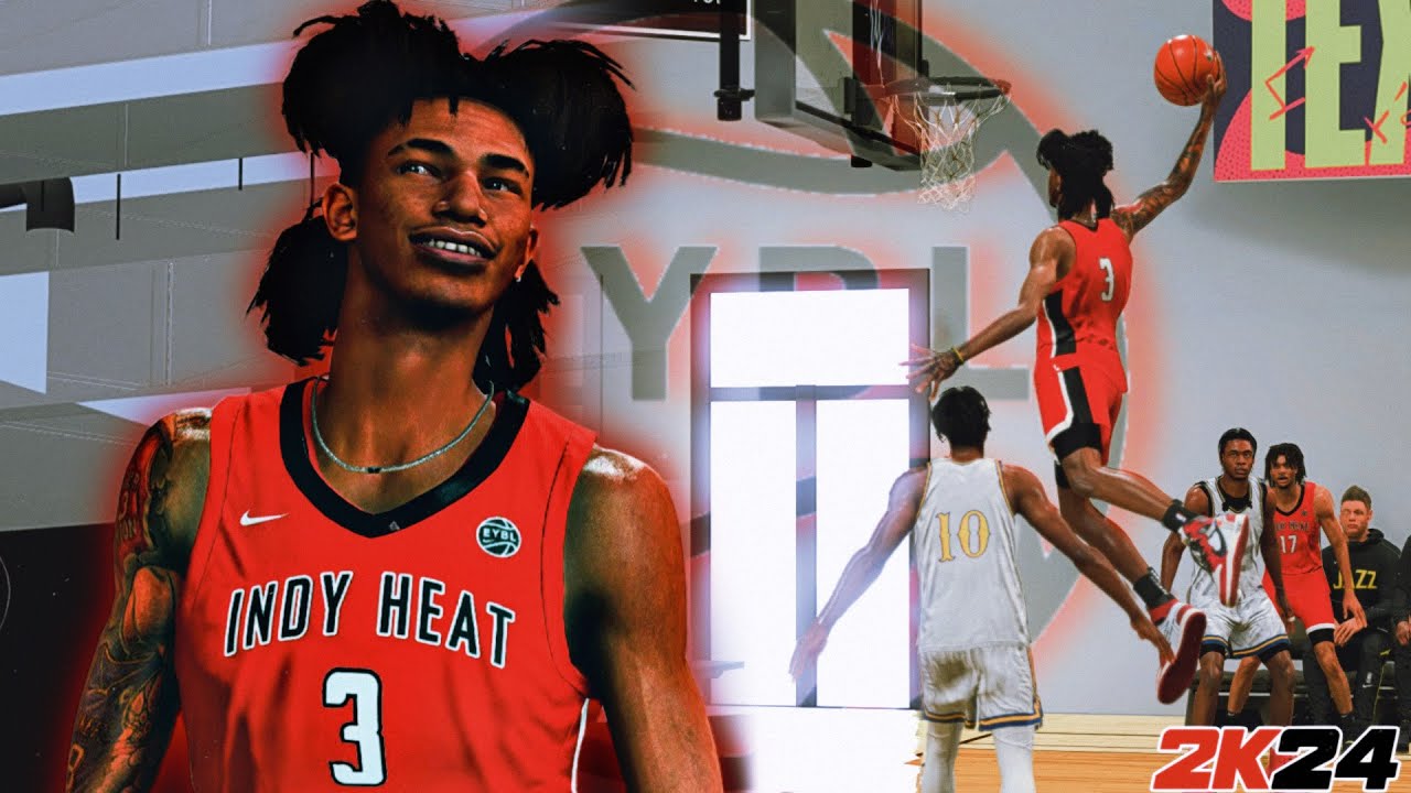 WILD 40 POINT GAME vs BRYCE JAMES | NIKE EYBL INDY DAY 3 | NBA 2K24 ...