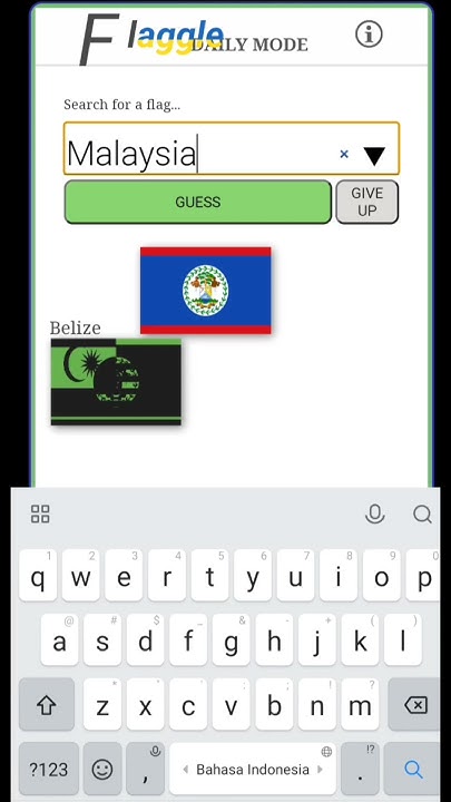 Solving Daily Mode In Flaggle Day 77 - YouTube