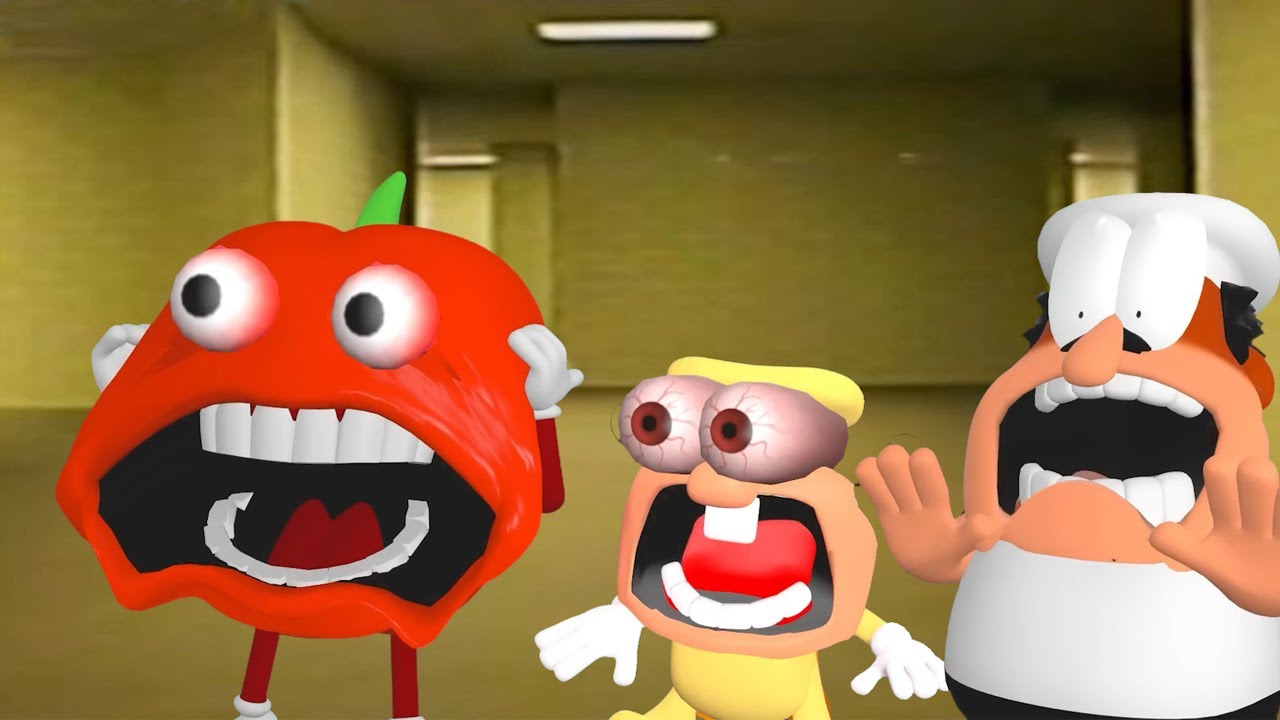 Pizza Tower in Backrooms - YouTube